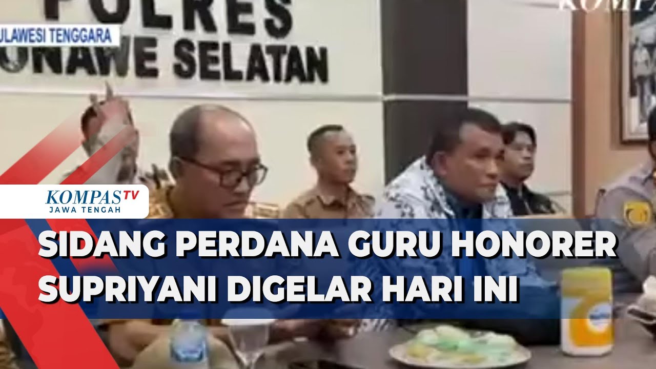 Sidang Perdana Guru Honorer Supriyani Digelar Hari Ini - YouTube