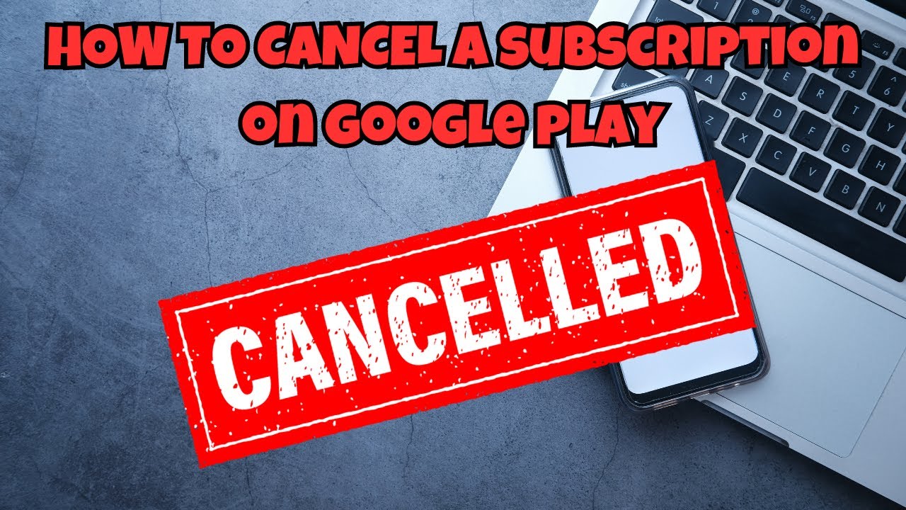 How to cancel a subscription through Google Play Store in 2024 - YouTube