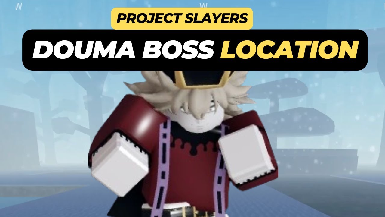 Where to Find the Douma Boss (Location) in Roblox Project Slayers - YouTube