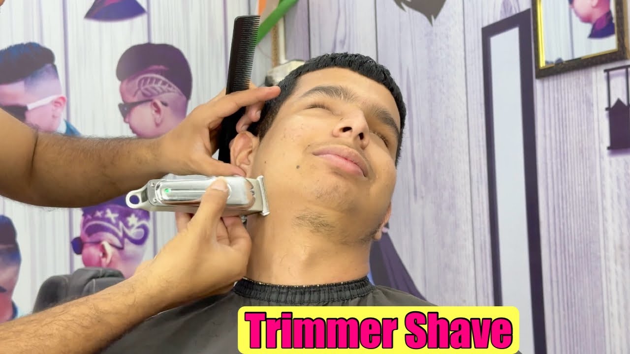 How to shaving with trimmer | How to shave your face with trimmer ...