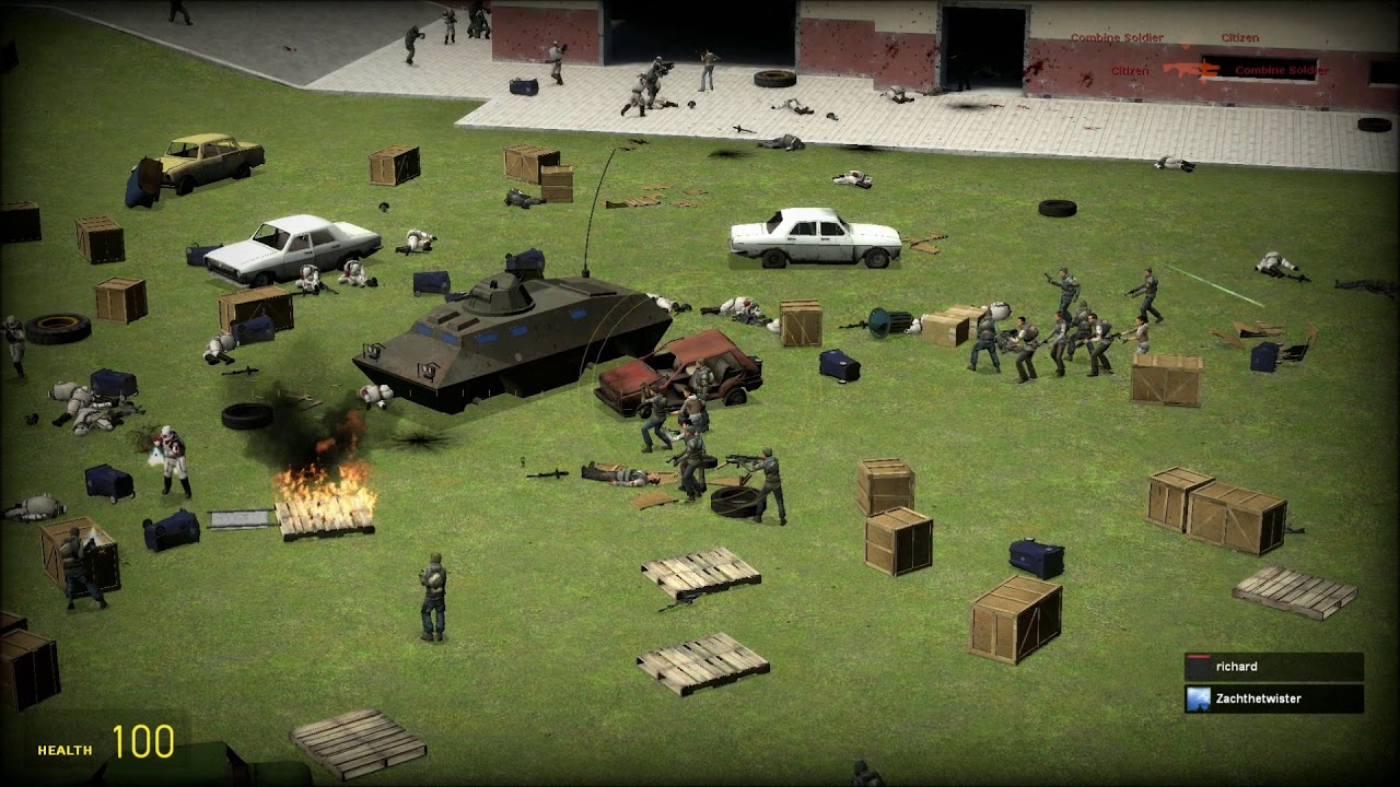 Garry's Mod - EP1 - Storm Chasing + Battle Creations w/ Friend! - YouTube