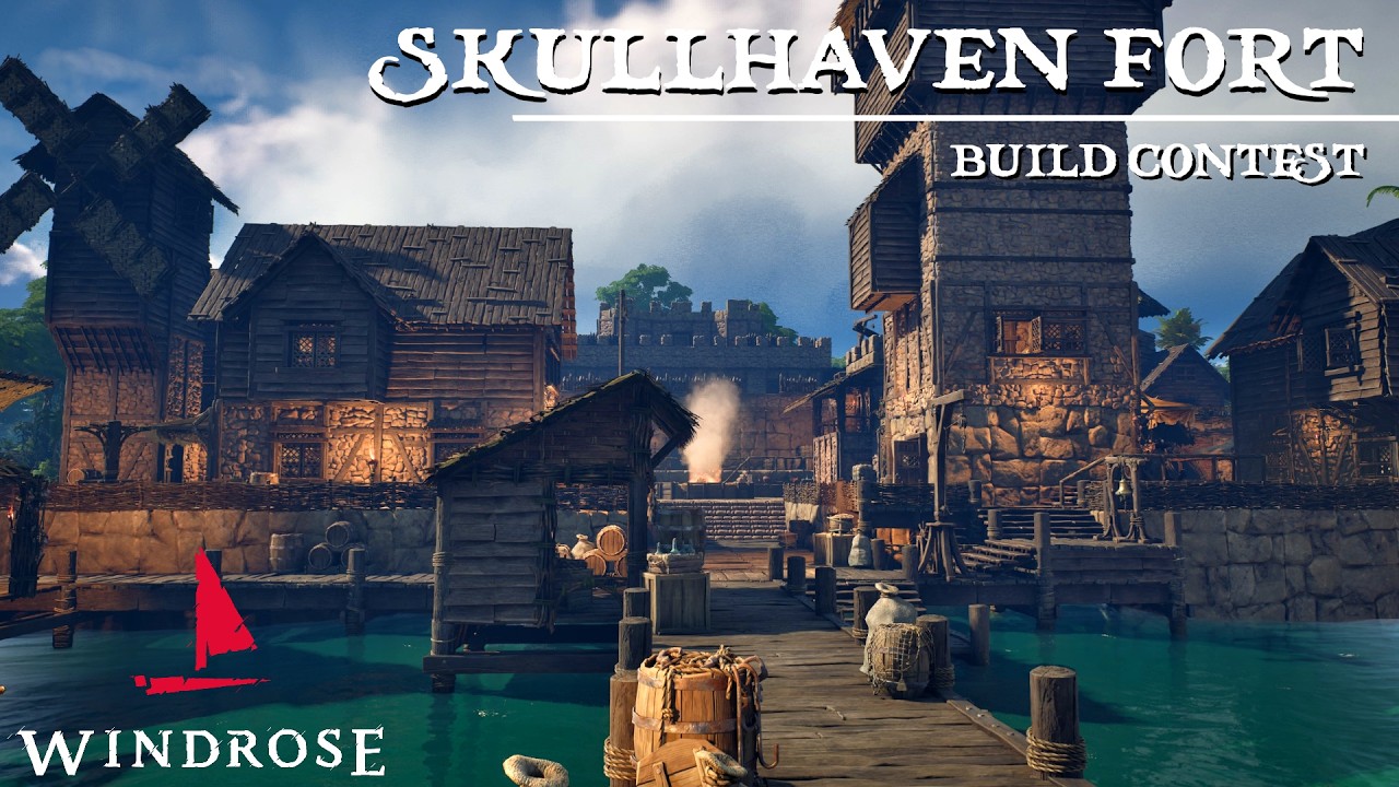 Skullhaven Fort | Windrose | Official Build Contest Submission - YouTube