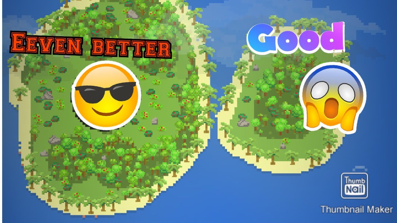 Worldbox(how to make a medium size island) - YouTube