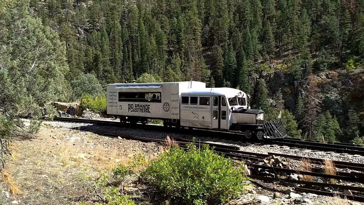 RGS Galloping goose #5 on the Durango and Silverton High Line 10/3/21 ...