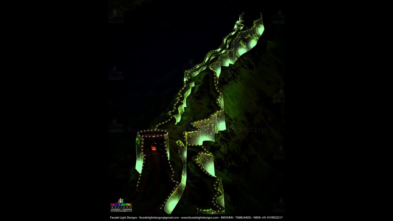 Raigad Fort Maharashtra - Fort Lighting in India - DMX Lighting ...