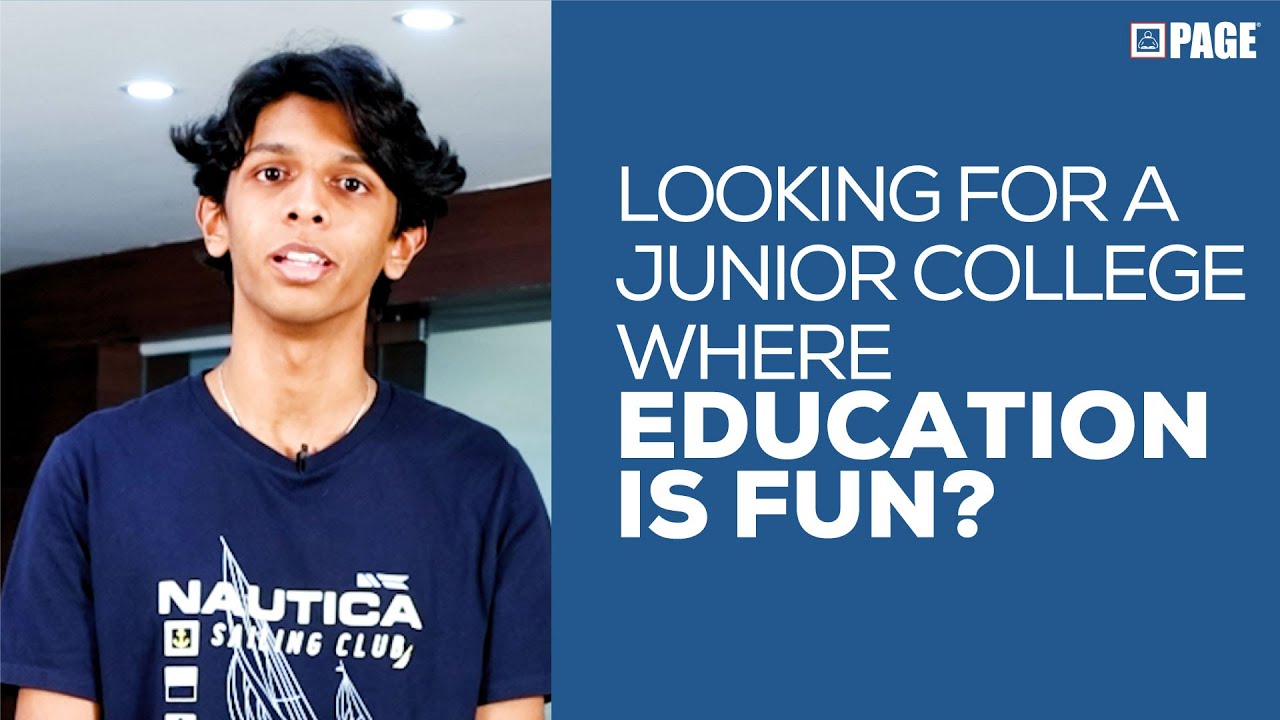Vivikth (MPC), student at PAGE Junior College - YouTube