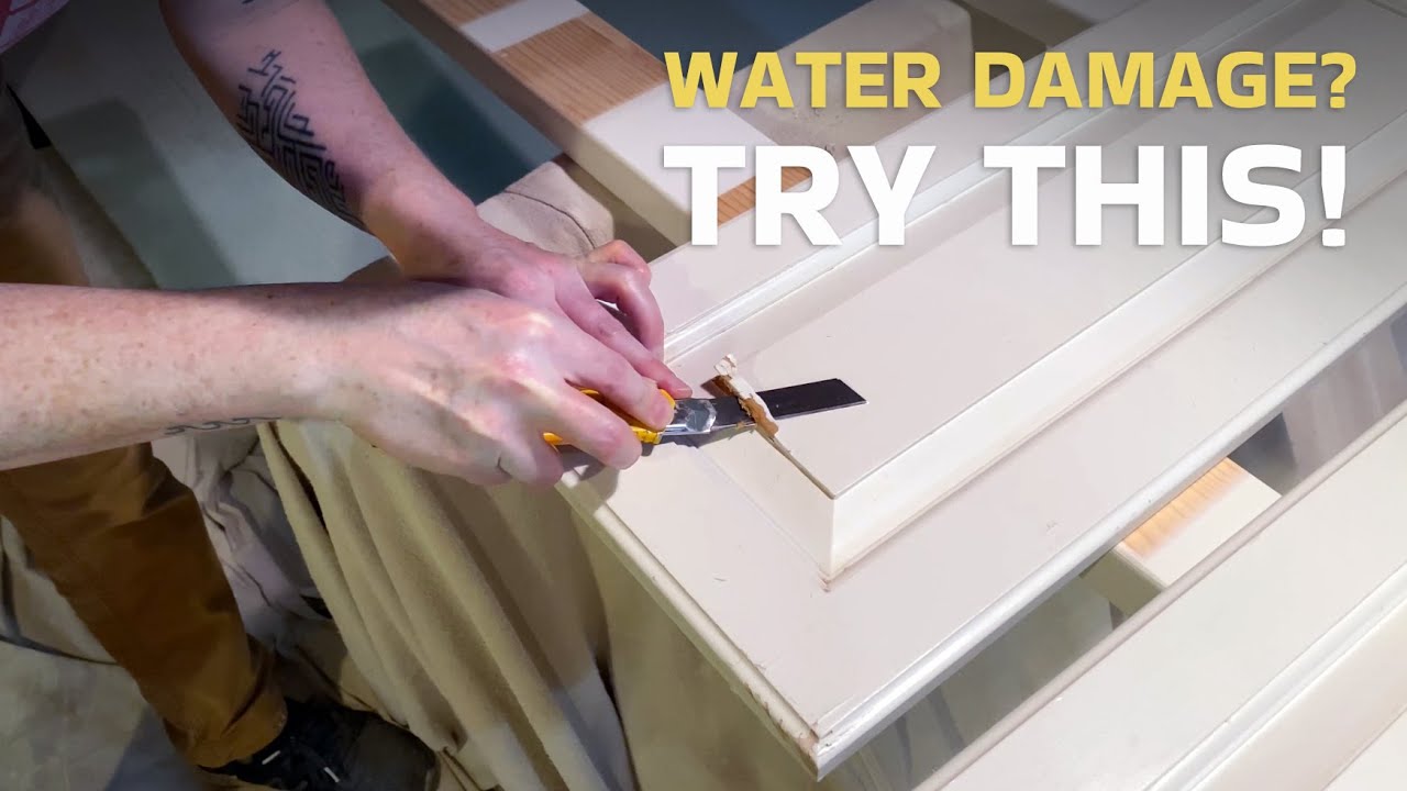Super Easy Fix for Water Damage on MDF! - YouTube
