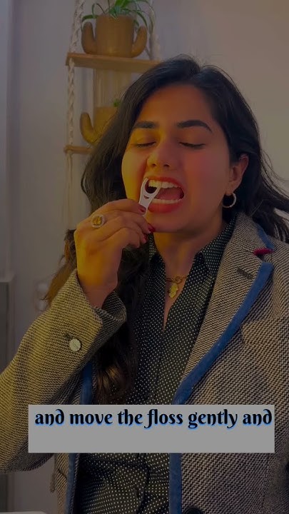 The Proper Flossing Technique /Floss like a boss /don't forget to floss ...