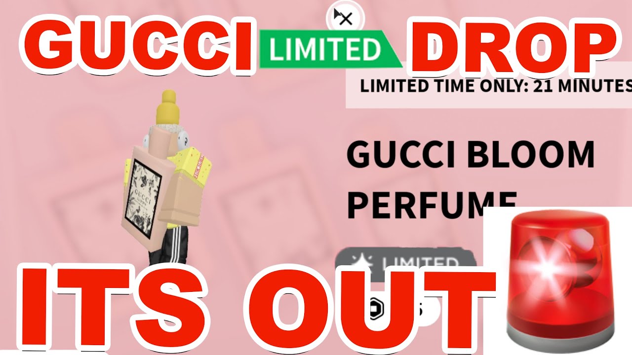 ROBLOX LIMITED GUCCI BLOOM PERFUME IS OUT - YouTube