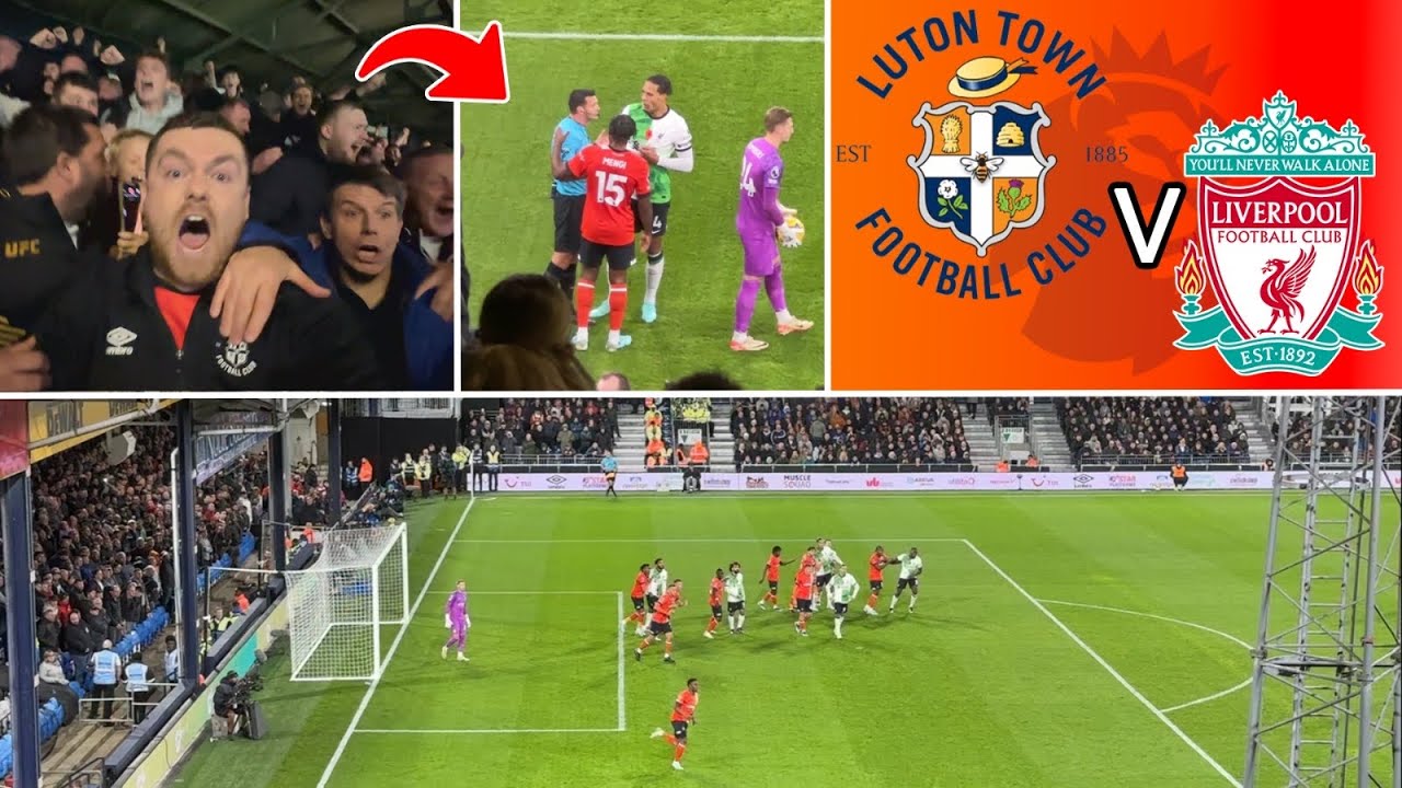 BEST PERFORMANCE SO FAR | Luton Town 1-1 Liverpool | Match Day VLOG ...
