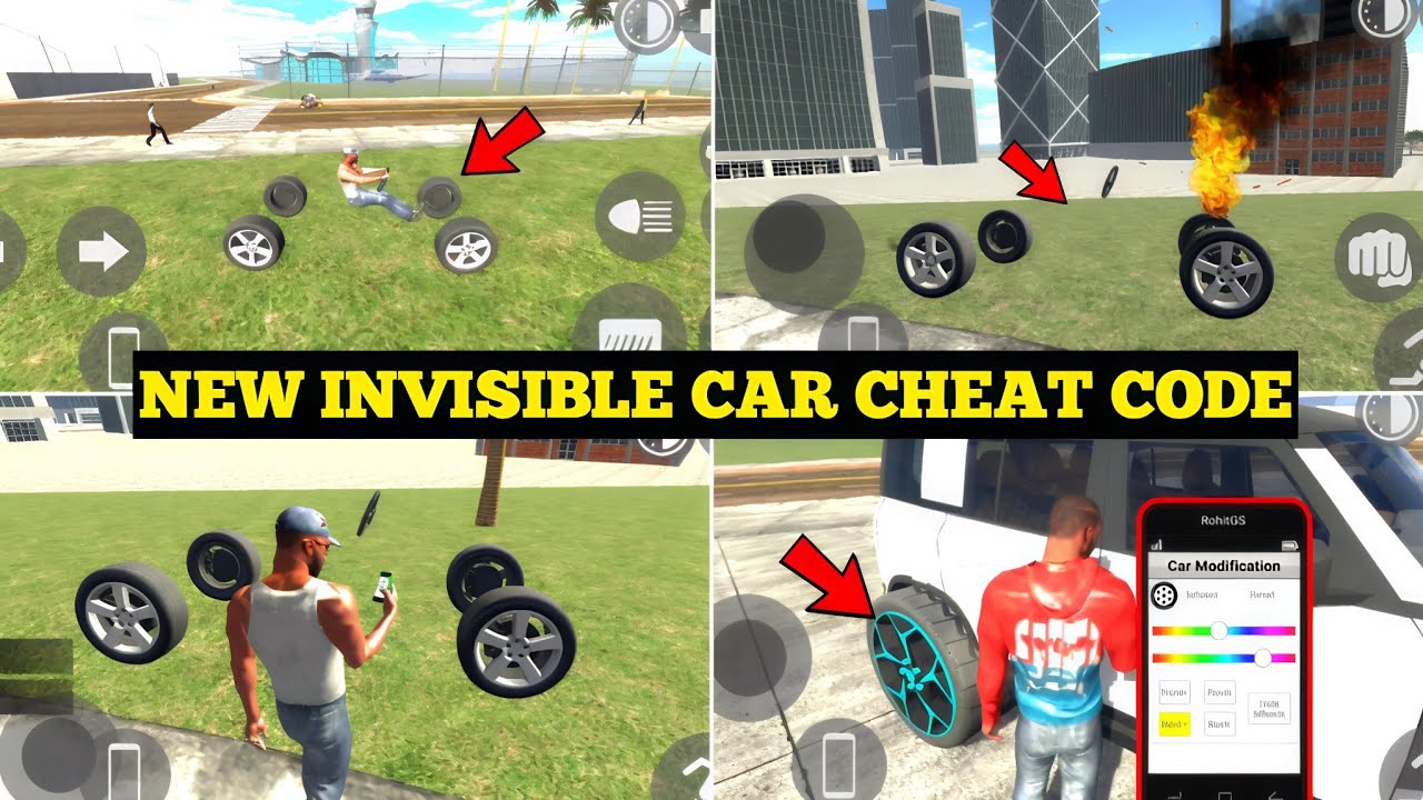 New Invisible Car Cheat Code in Indian Bike Driving 3D🤯🔥| New Update Secret Cheat Code|Harsh in ...