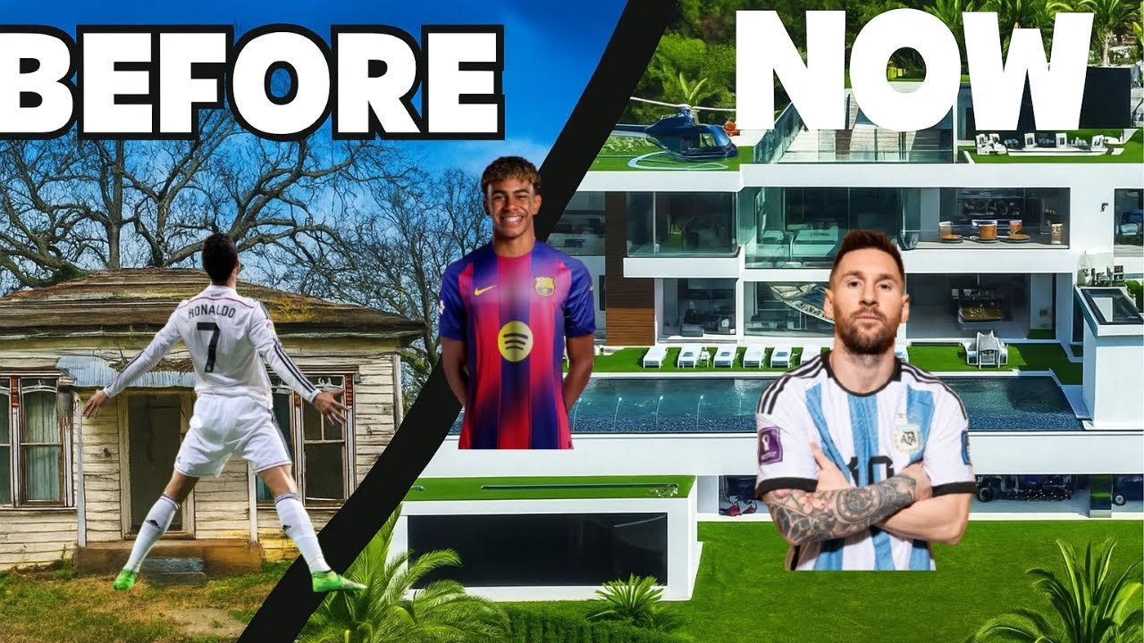FOOTBALLERS HOUSES THEN AND NOW UPDATED 2025 - YouTube