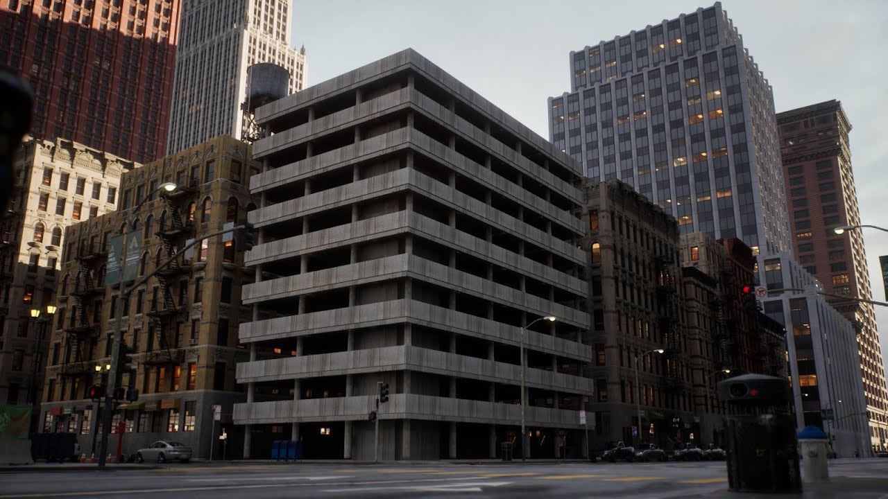 HOUDINI - procedural "Unfinished Building" tool for Unreal Engine - YouTube