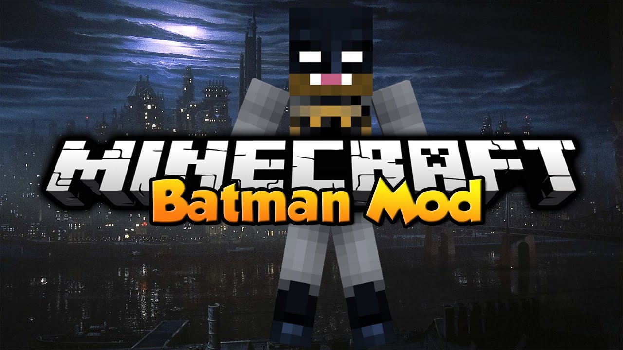 Minecraft Mod Showcase: Batman Mod 1.6.4 - YouTube