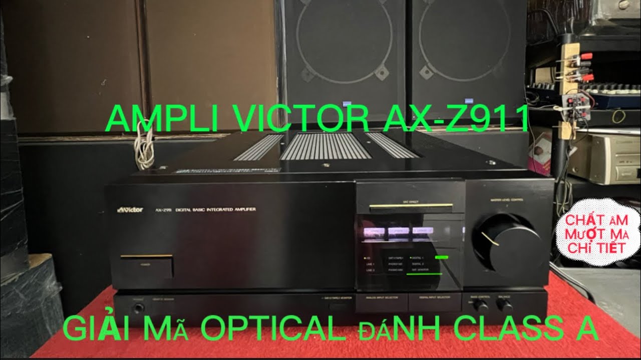 (ĐÃ BÁN)AMPLI NHẬT VICTOR AX-Z911 CÓ GIẢI MÃ OPTICAL ĐÁNH CLASS A/GIÁ ...