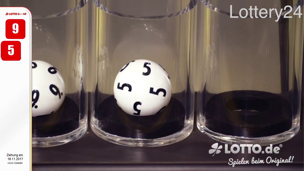 2017 11 18 German lotto 6 aus 49 numbers and draw results - YouTube