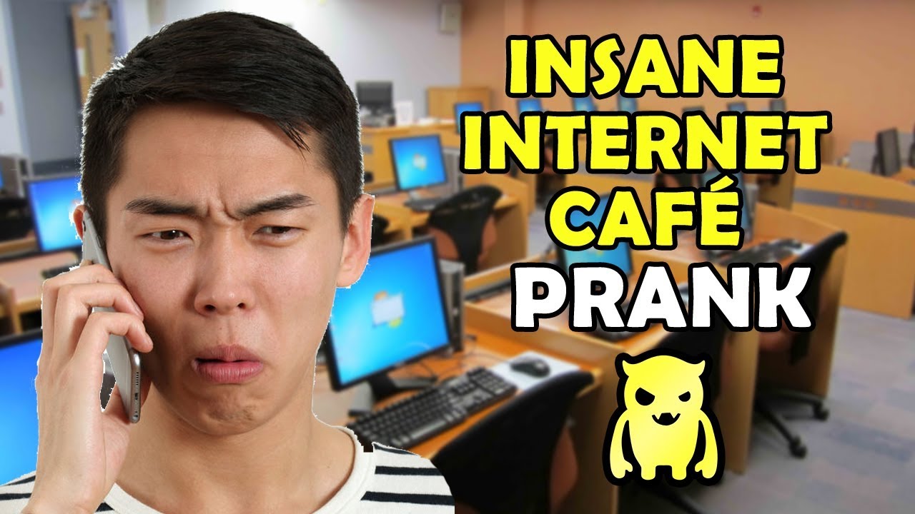 Insane Internet Cafe Prank - Ownage Pranks - YouTube