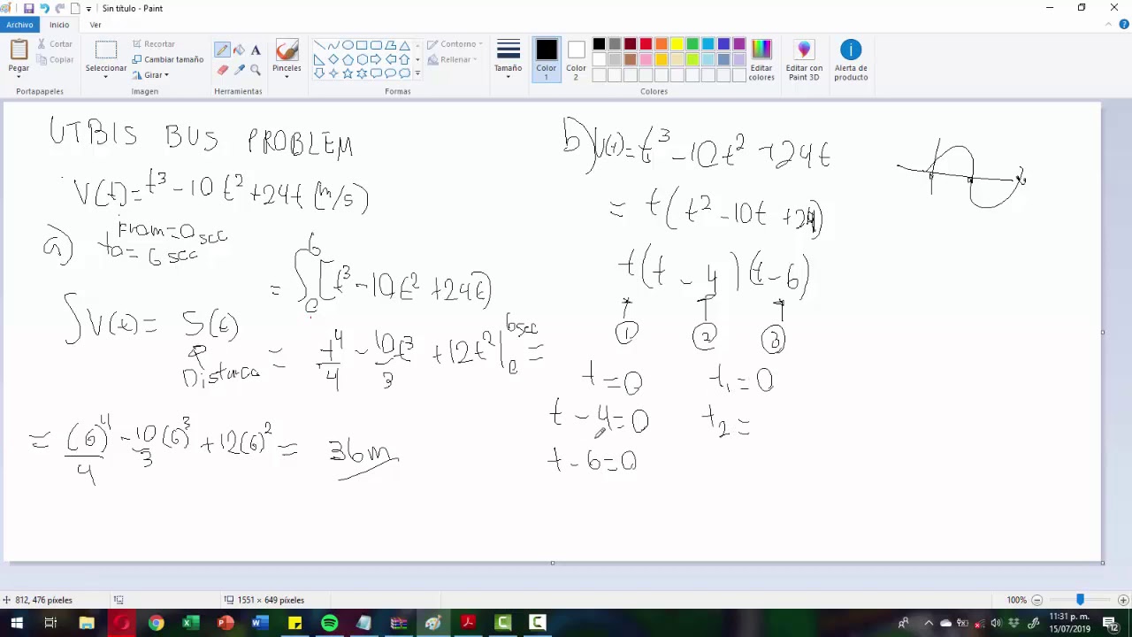 Calculus Problem BUS Part A and B - YouTube