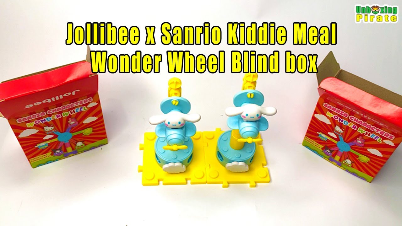 Jollibee x Sanrio Kiddie Meal Wonder Wheel Blind box | UNBOXING PIRATE ...