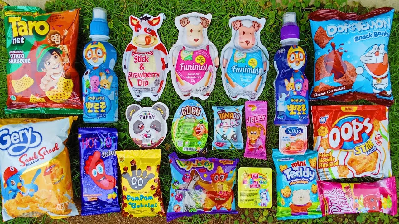 Hunting Pom Pom Chocolate, Mini Teddy, Snack Oops ,Permen Yupi, Es Krim ...