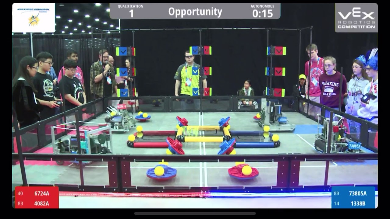 Vex Robotics Worlds Turning Point | 4082A Opp. Qual 1 - YouTube