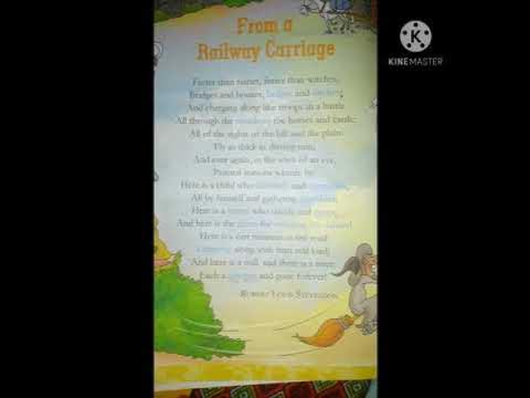 Poem ( From a Railway Carriage) By ROBERT LOUIS STEVENSON. ...Class-3rd ...