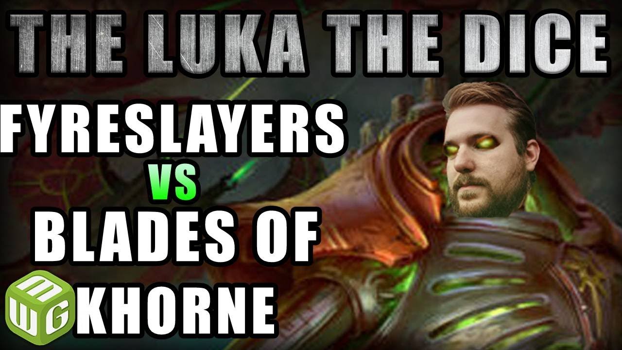 NEW Fyreslayers vs Blades of Khorne Age of Sigmar Battle Report - Just ...