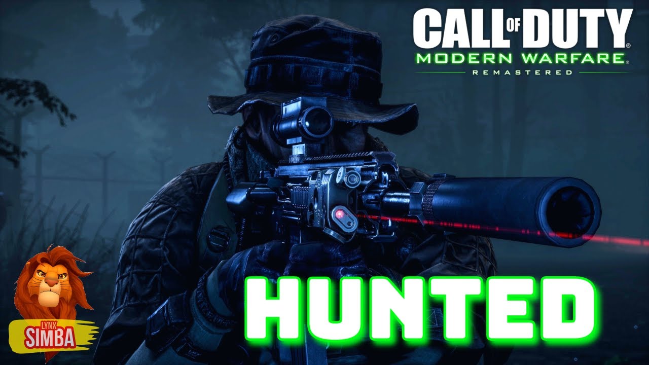 CALL OF DUTY 4 MODERN WARFARE REMASTERED | MISSION #6: HUNTED - YouTube