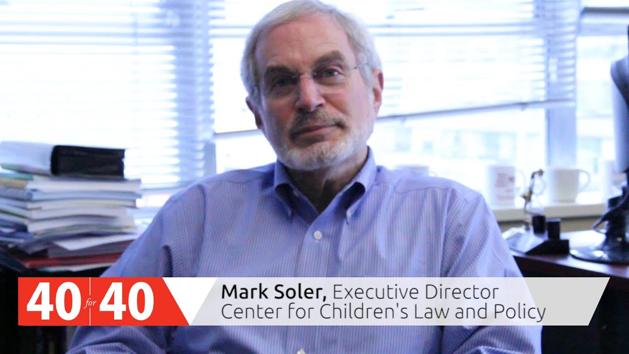 40 for 40: Mark Soler #JuvenileJustice - YouTube