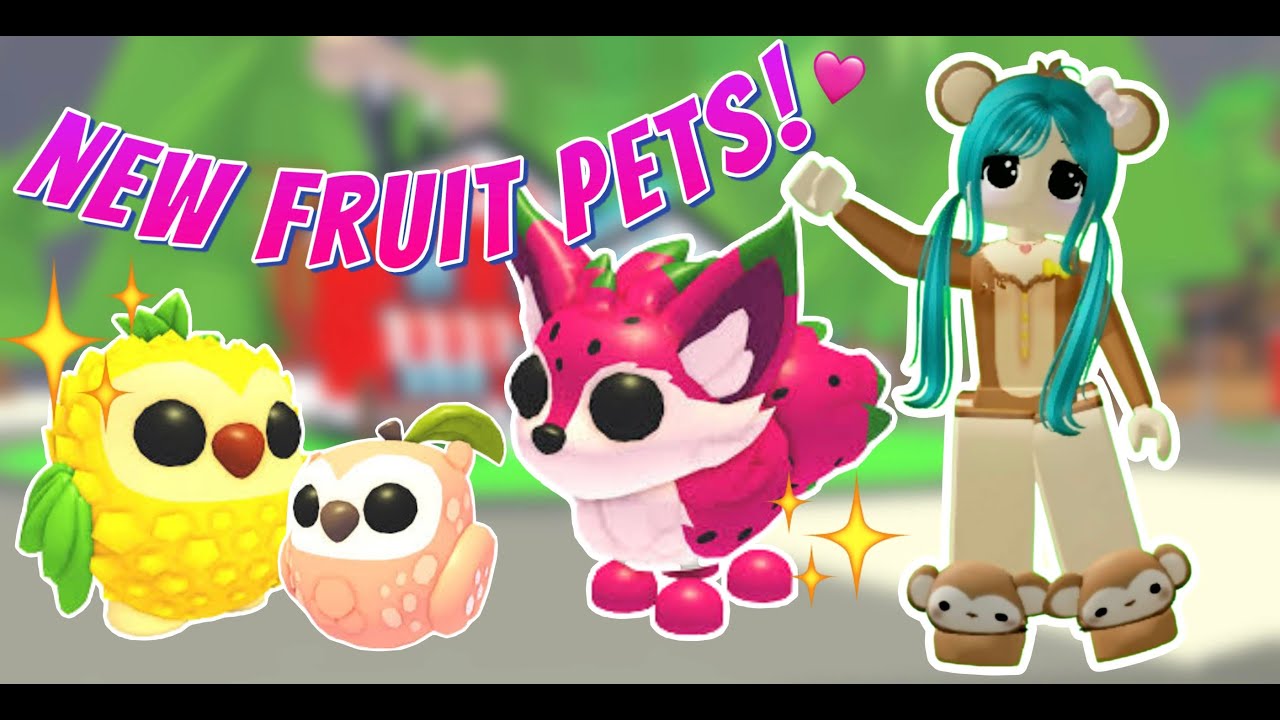 NEW Adopt Me Fruit Owls + Dragon Fruit Fox | Roblox Adopt Me - YouTube