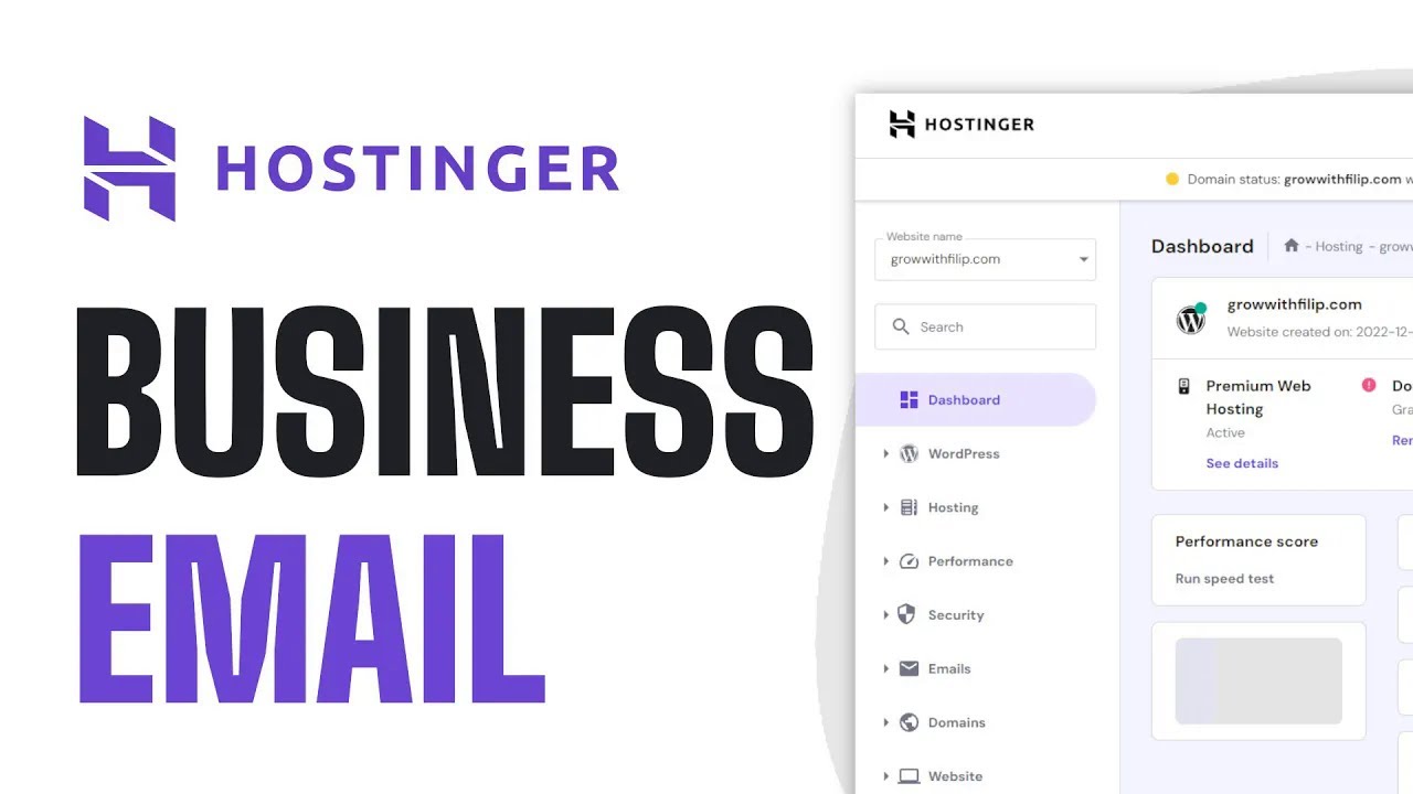 How To Setup Business Email on Hostinger - EASY Guide 2025 - YouTube