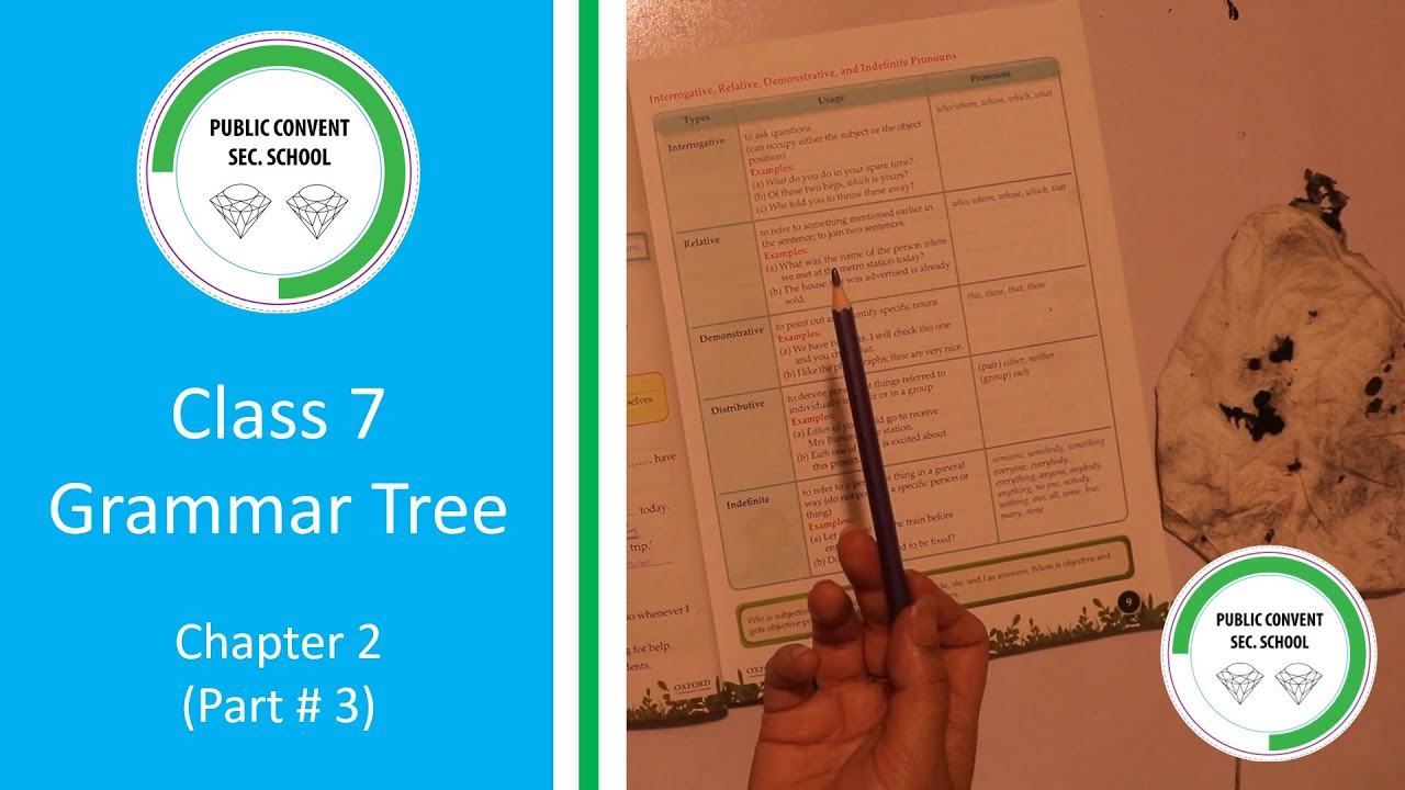Grammar Tree | Class # 7 | Chapter 2 Pronoun (Part # 3) - YouTube