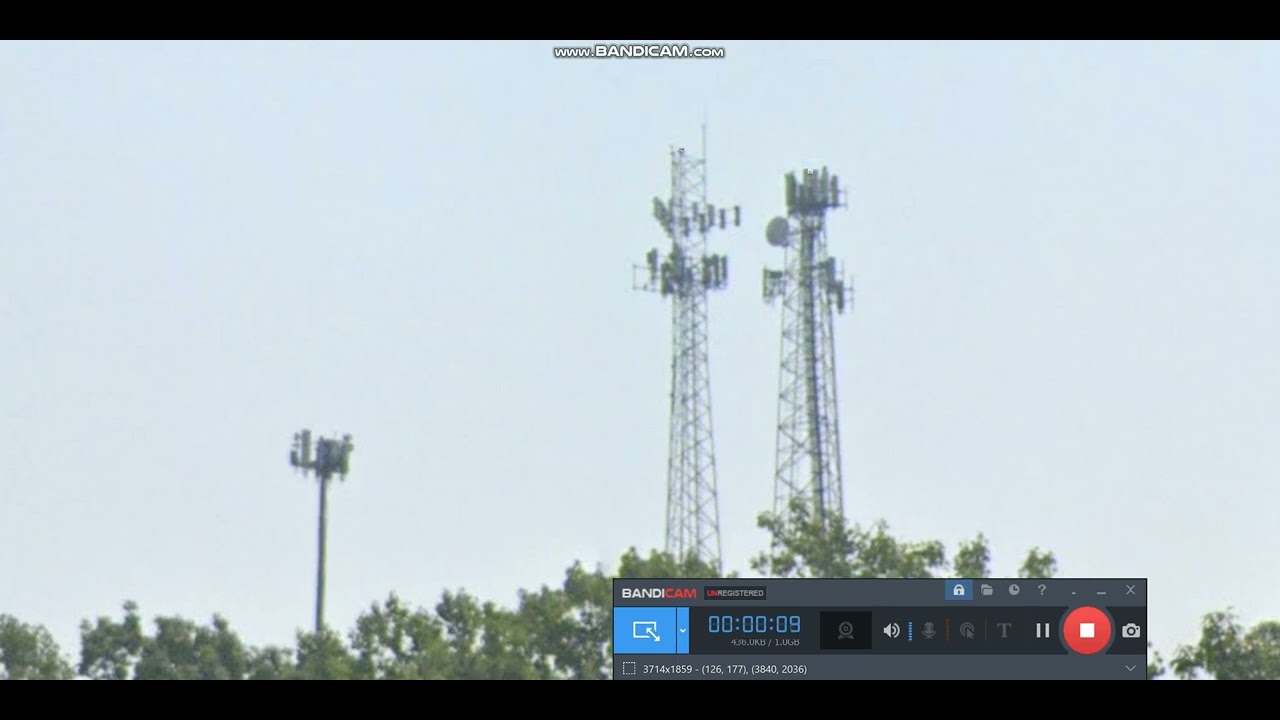 Cell Towers with Led Beacons in John F Kennedy Memorial Highway North ...
