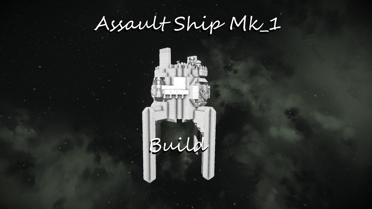 Making an Assault Ship Space Engineers (Build) - YouTube