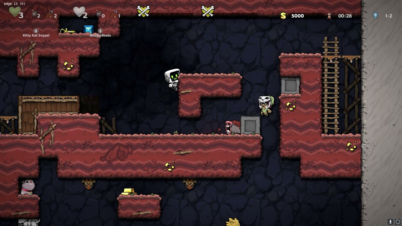 Showing Steven How to Cook a Bomb in Spelunky 2 - YouTube
