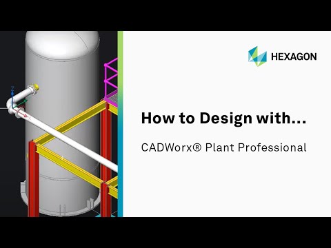 How to Design with...CADWorx® Plant Professional - YouTube