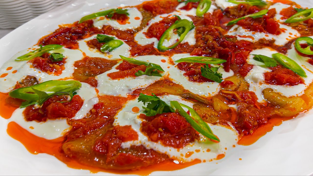 Afghan borani Banjan Recipe بورانی بادنجان 😋 به روش آشپزخانه مزار بدون ...