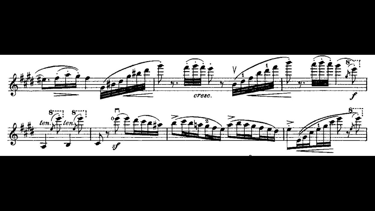 Franz Ries La Capricciosa with Sheet Music (violin) - YouTube