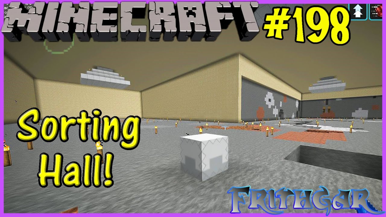 Let's Play Minecraft #198: Sorting Hall! - YouTube
