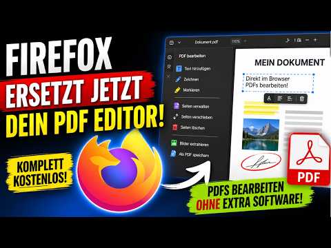 Firefox 150 ersetzt jetzt deinen PDF Editor (kostenlos!)