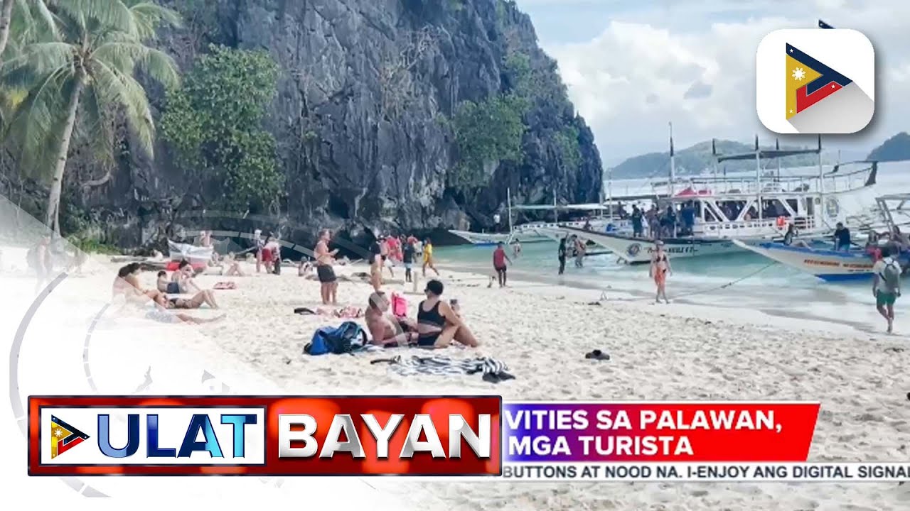 Island hopping activities sa Palawan, dinaragsa ng mga turista - YouTube