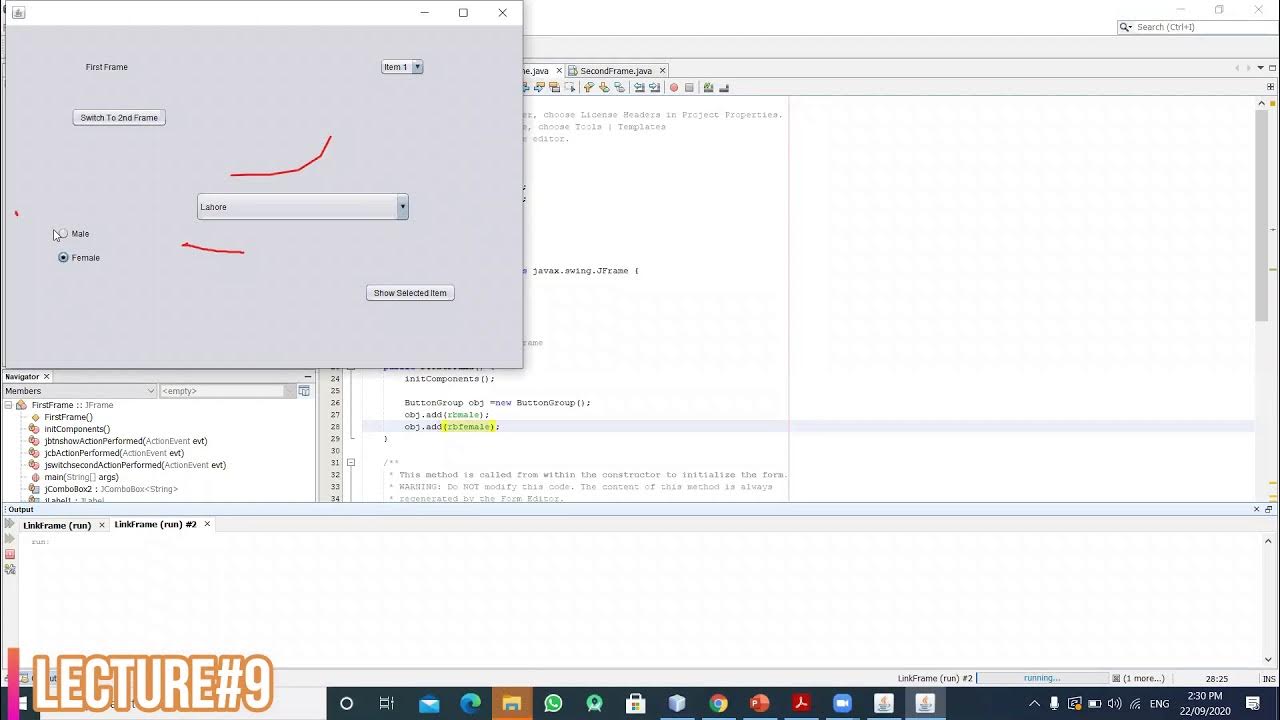 Radio Button In GUI In Java: How to use [Radio Button] in Java | Lecture#9 - YouTube
