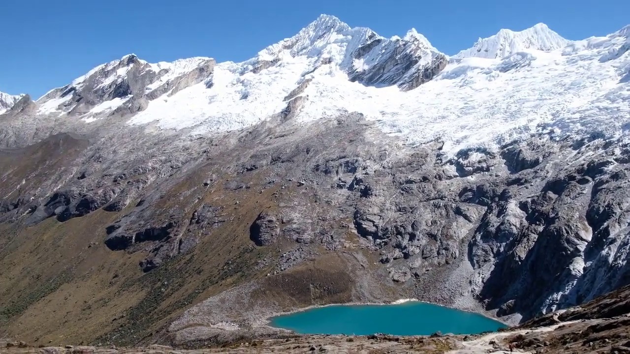 Views from Punta Union pass - Santa Cruz Trekking PERU (2019) - YouTube