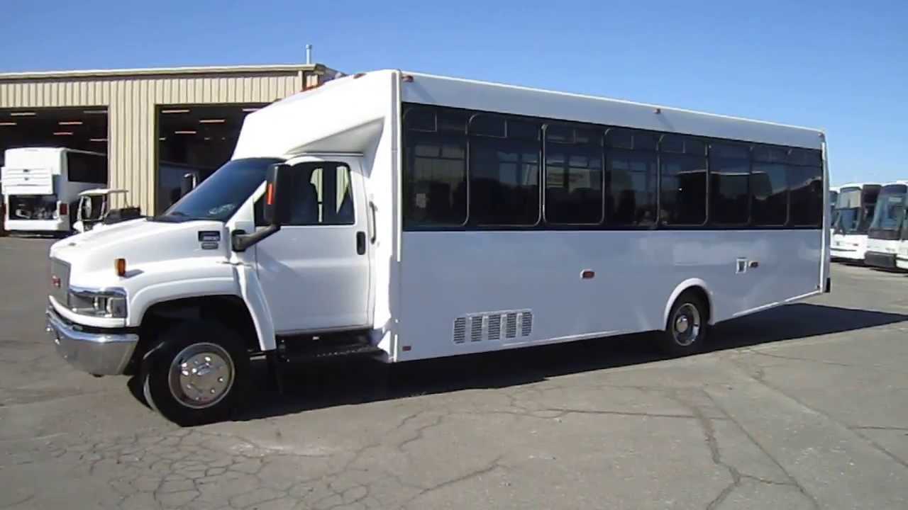 Used Large Shuttle Bus - 2007 GMC C5500 Federal For 35 Passengers Plus ...