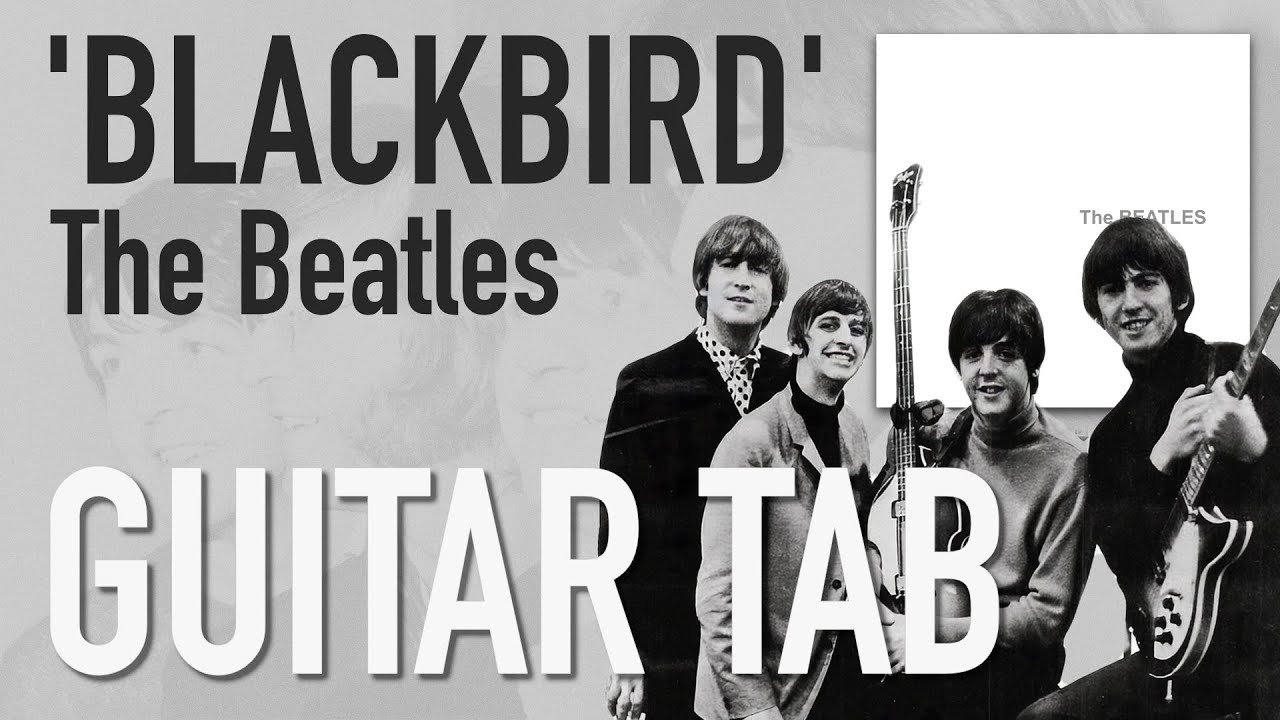 BLACKBIRD - The Beatles | Acoustic Guitar Tab | Lesson | Tutorial - YouTube