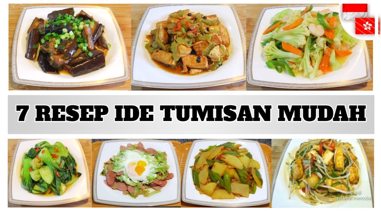 7 RESEP IDE TUMISAN MUDAH | RESEP 5 ENAK BANGET | MASAKAN SEHARI HARI ...