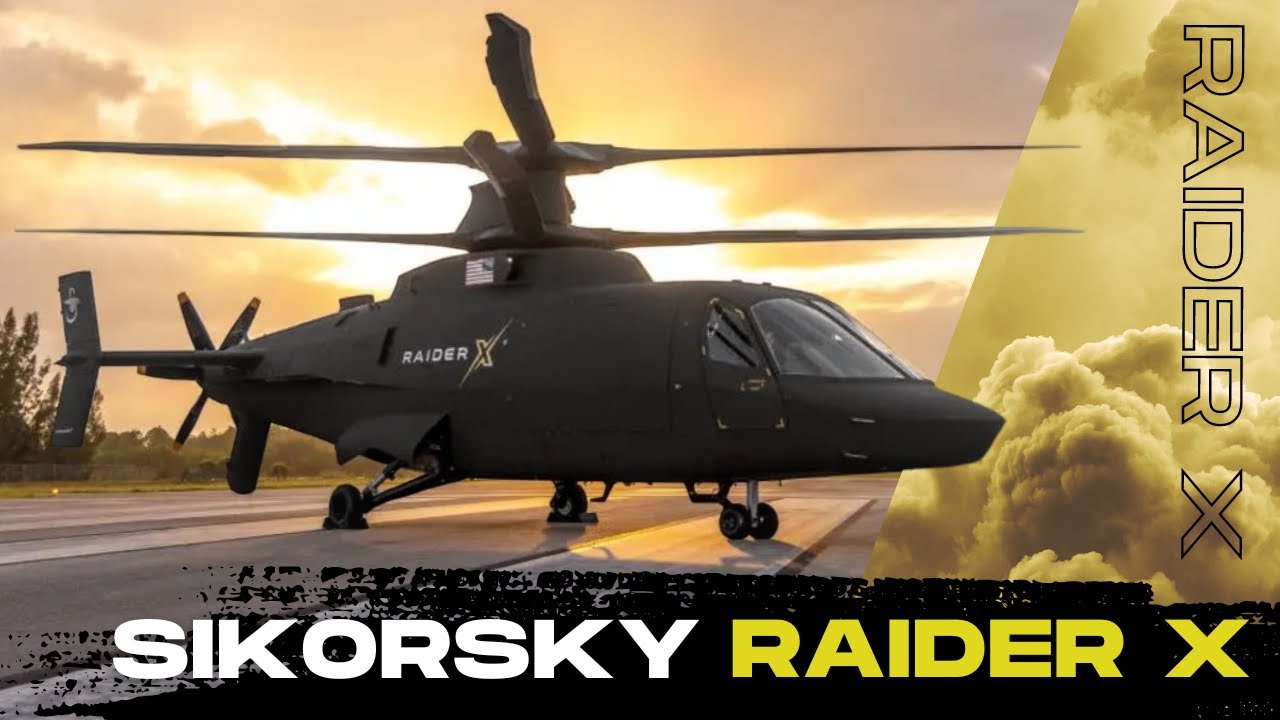 The fastest helicopter of all time: Sikorsky RAIDER X🚁🇺🇸 - YouTube