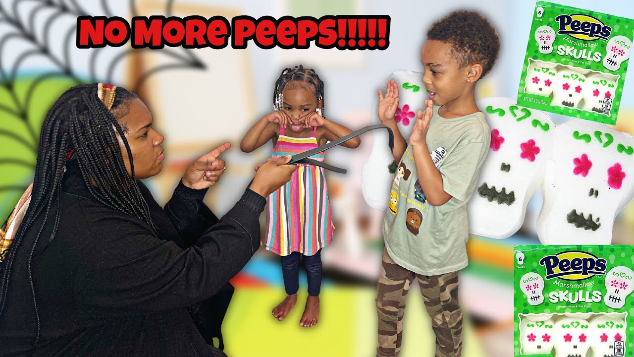 BOY EATS Halloween PEEPS!!!! What Happens Next Is SHOCKING!!! - YouTube