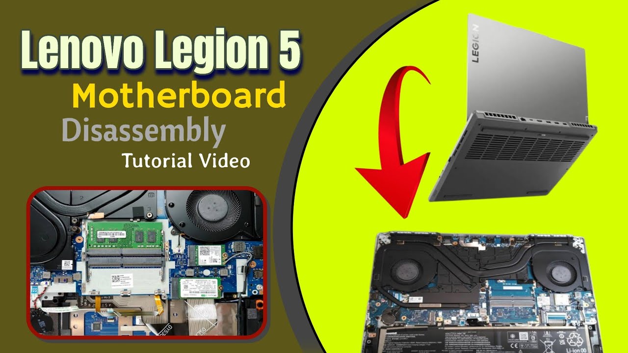 Lenovo Legion 5 15IMH05 Motherboard Disassembly || Legion 5 - YouTube