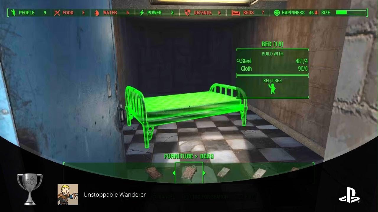 Fallout 4 - Unstoppable Wanderer Trophy - YouTube
